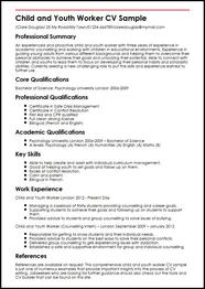 Child Youth Worker CV Examples Templates MyPerfectCV