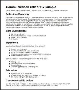 Resume Writing Good Communication Skills Communication Skills