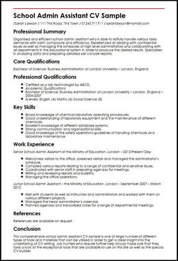 Admin Assistant Cv Sample Uk Communications Assistant CV Sample