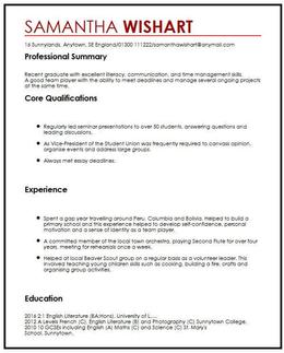 Cv Education Or Employment First How To Write The Education And 