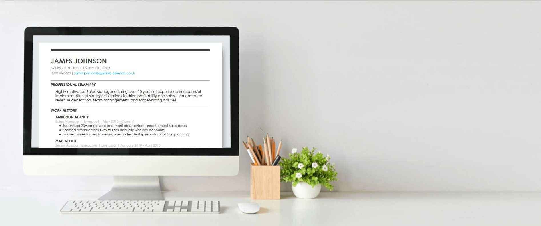 CV Builder: Free CV Builder: myPerfectCV.co.uk