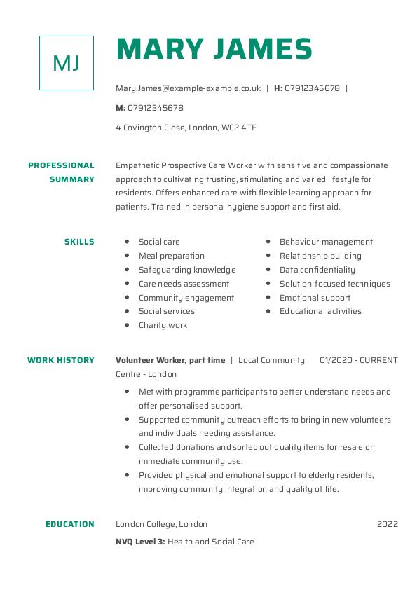 Warehouse worker CV examples & templates | myPerfectCV
