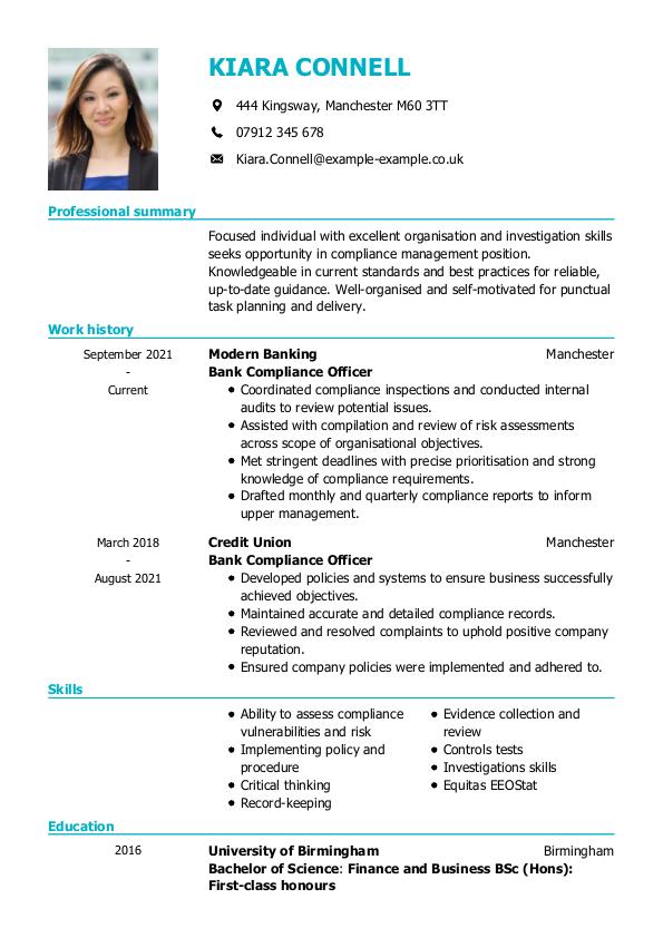 UK CV Templates British CV Template Free MyPerfectCV