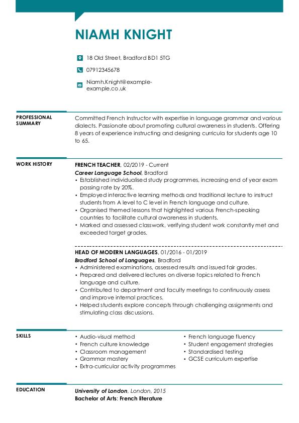 Retail Sales Assistant CV Example & Writing Guide