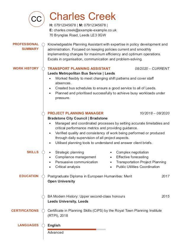 University Student CV Template & Examples